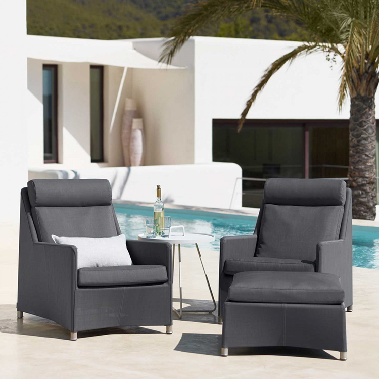 Diamond High Back Lounge Chair - Lifetime Luxury